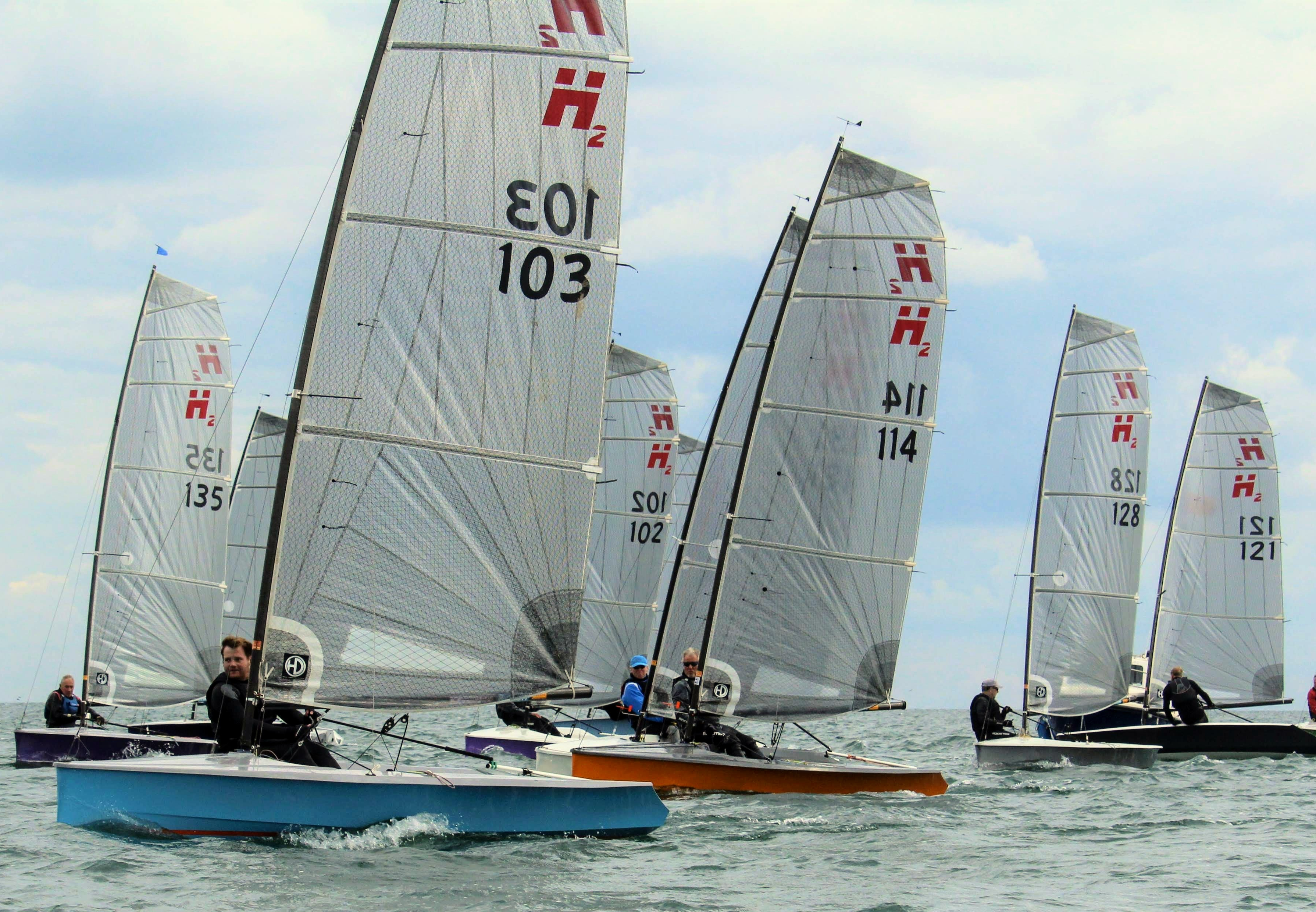 The Hadron H2 singlehander dinghy by Keith Callaghan