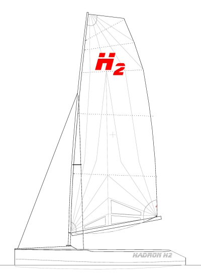 The Hadron H2 singlehander dinghy by Keith Callaghan
